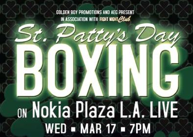 FREE BOXING event on St. Patricks day | MyBoxingFans - Boxing News