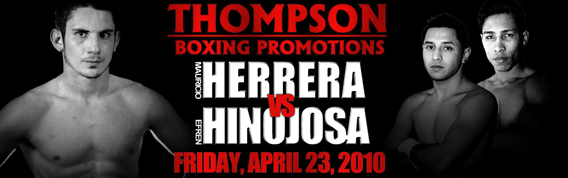 HERRERA VS HINOJOSA TO KICK OFF | MyBoxingFans - Boxing News