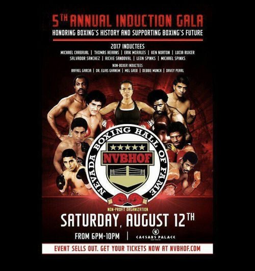 Nevada Boxing Hall of Fame THIS Weekend! | MyBoxingFans - Boxing News